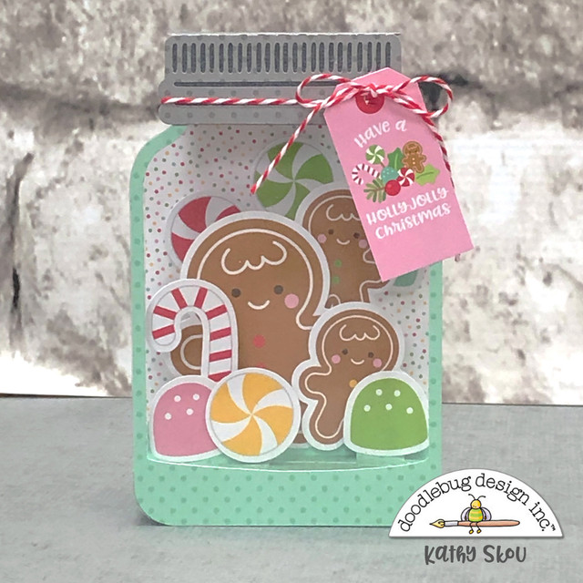 Mason Jar Card Base - Lori Whitlock's SVG Shop