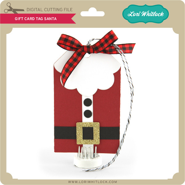 Gift Card Tag Wreath - Lori Whitlock's SVG Shop