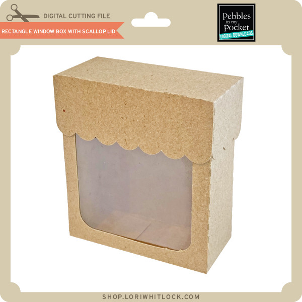 Scallop Box With Latch 2 - Lori Whitlock's SVG Shop