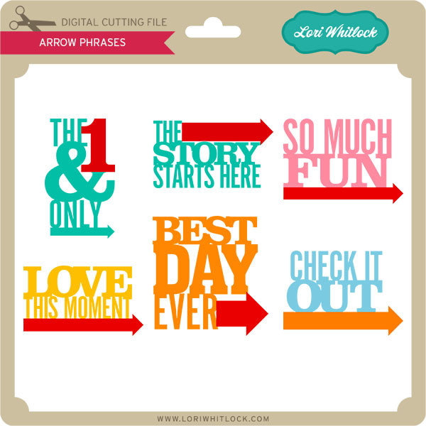 12 Phrases - Lori Whitlock's SVG Shop