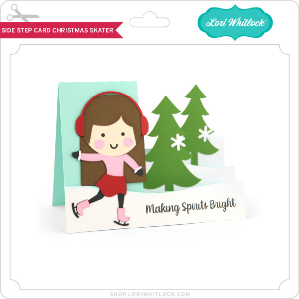 Side Step Card Christmas Bundle - Lori Whitlock's SVG Shop