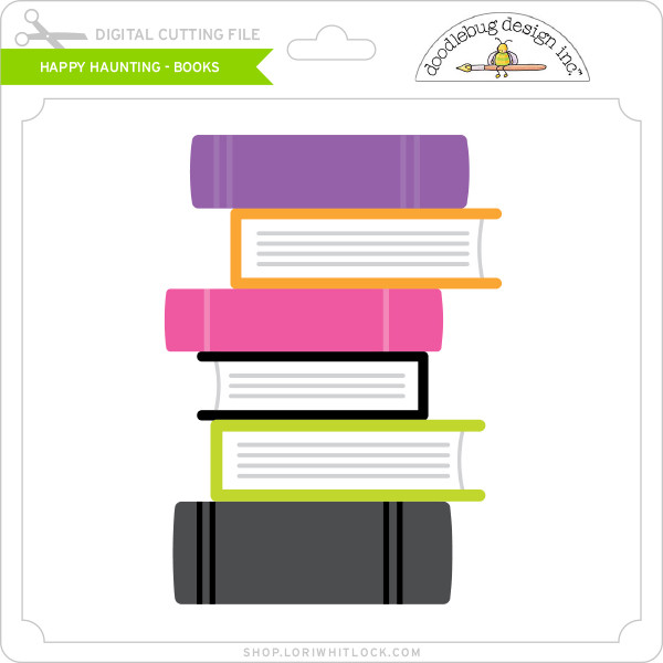 Happy Haunting - Books - Lori Whitlock's SVG Shop