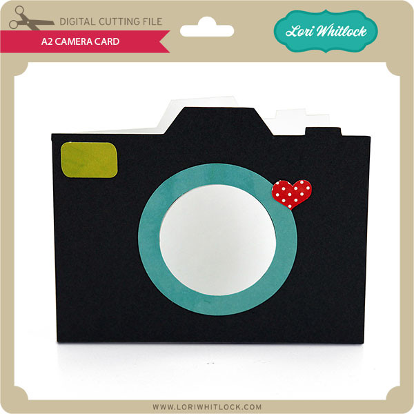 A2 Camera Card - Lori Whitlock's SVG Shop