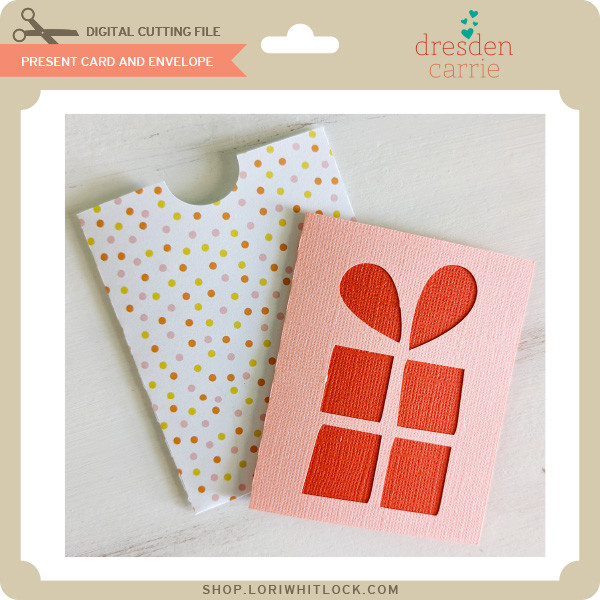 Present Shaped Card - Lori Whitlock's SVG Shop