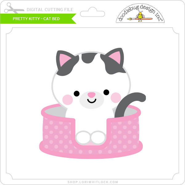 Pretty Kitty - Cat Bed - Lori Whitlock's SVG Shop