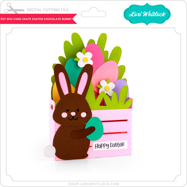 5x7 Easter Card Bunny - Lori Whitlock's SVG Shop