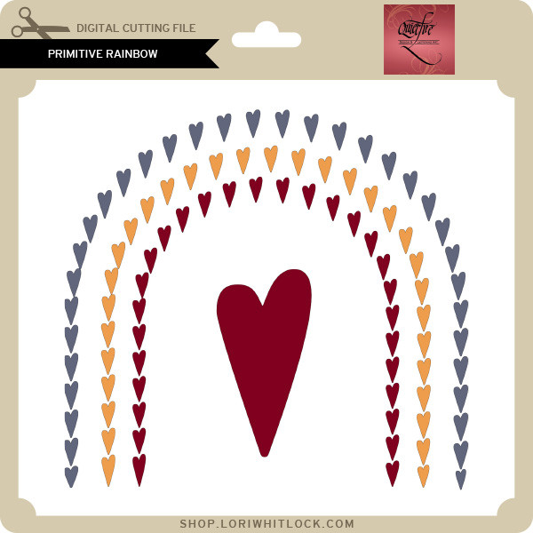 Primitive Rainbow - Lori Whitlock's SVG Shop