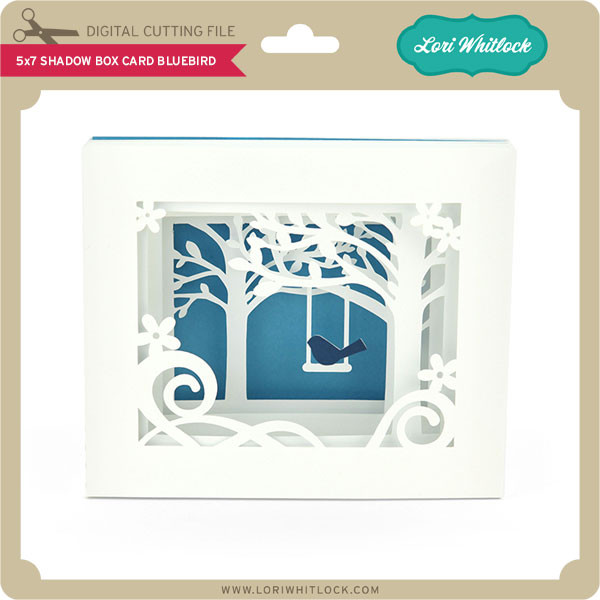 Thank You Shadow Box Card - Lori Whitlock's SVG Shop