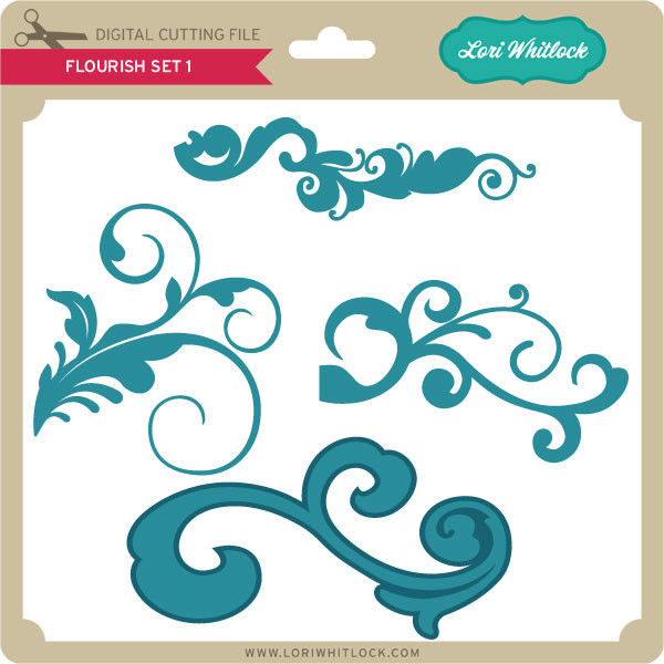 Flourish Frame Set - Lori Whitlock's SVG Shop