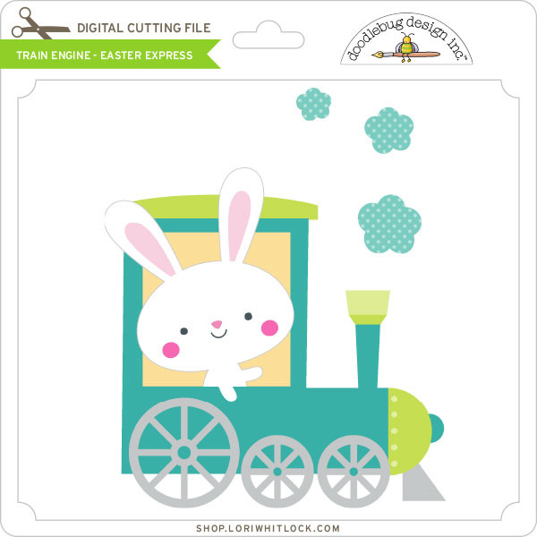 Train Engine - Easter Express - Lori Whitlock's SVG Shop