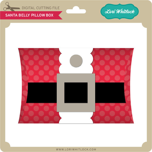 Belly Box Santa - Lori Whitlock's SVG Shop