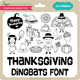 Thanksgiving Dingbats Font - Lori Whitlock's SVG Shop