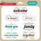 Cursive Titles - Lori Whitlock's SVG Shop