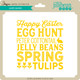 Happy Easter Dingbats - Lori Whitlock's SVG Shop