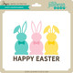 Happy Easter Dingbats - Lori Whitlock's SVG Shop