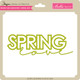 Spring Fling Font - Lori Whitlock's SVG Shop