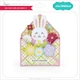 Box Card Envelope Bunny 2 - Lori Whitlock's SVG Shop
