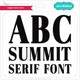Summit Serif Font - Lori Whitlock's SVG Shop