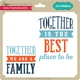 Family Together Word Tree - Lori Whitlock's SVG Shop