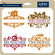 Split Flourish Fall Set - Lori Whitlock's SVG Shop