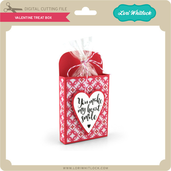 Valentine Treat Box - Lori Whitlock's SVG Shop