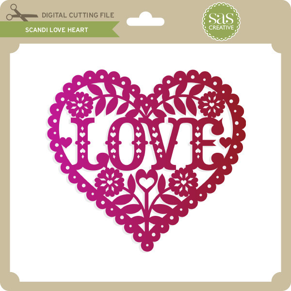 Love Heart - Lori Whitlock's SVG Shop
