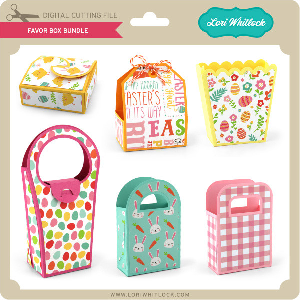 Favor Box Bundle - Lori Whitlock's SVG Shop