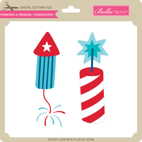 3D Firecracker - Lori Whitlock's SVG Shop