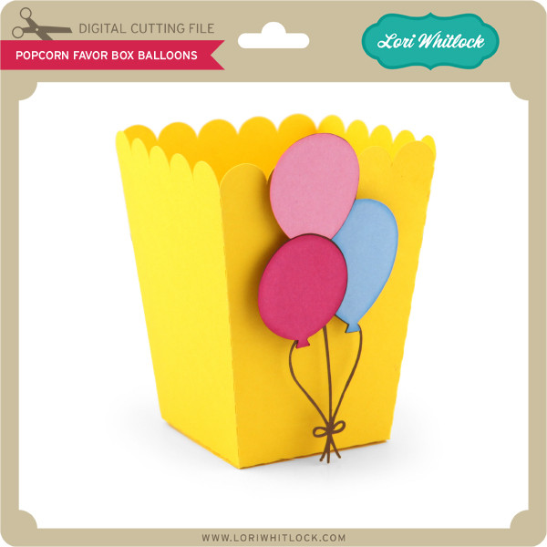 Popcorn Box - Lori Whitlock's SVG Shop