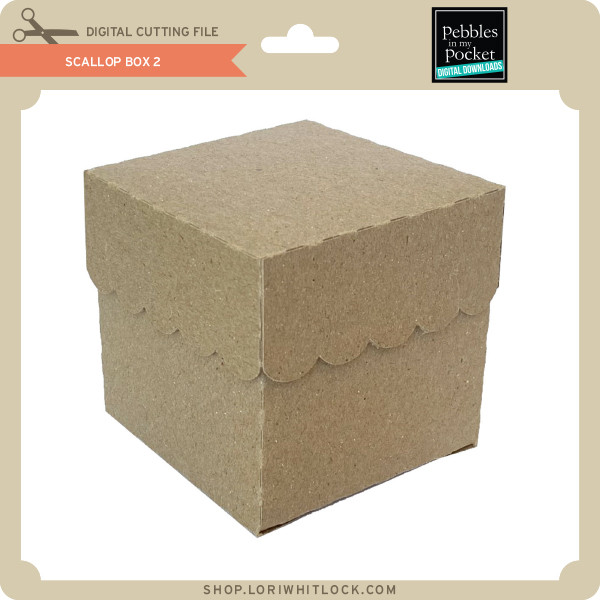 Scallop Box With Latch 2 - Lori Whitlock's SVG Shop