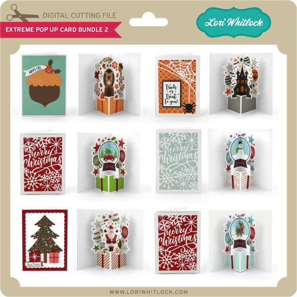 Cards & Layouts - Cards - Extreme Pop Up Cards - Lori Whitlock's SVG Shop