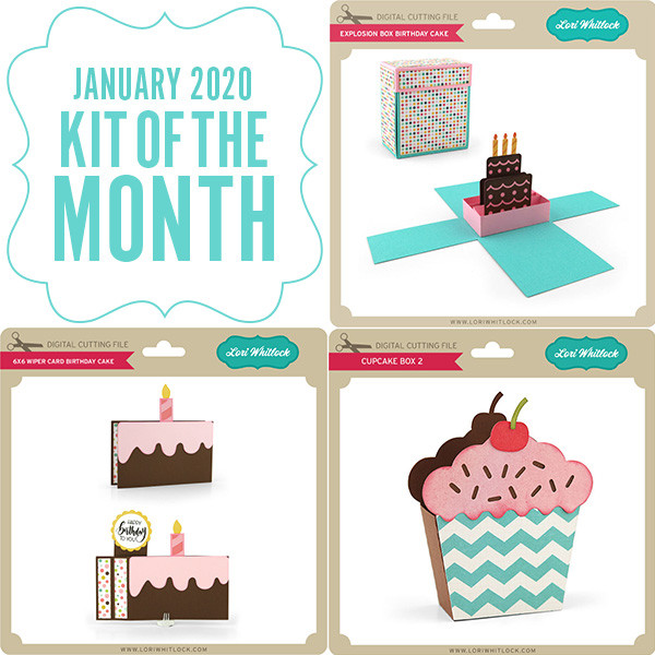 2023 January Kit of the Month - Lori Whitlock's SVG Shop