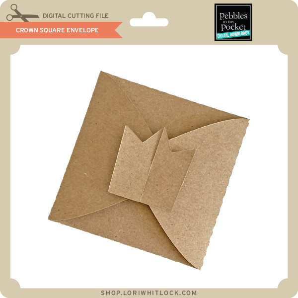 Heart Square Envelope - Lori Whitlock's SVG Shop