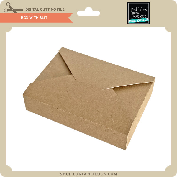 Box with Slit - Lori Whitlock's SVG Shop