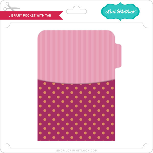 Library Pocket Set - Lori Whitlock's SVG Shop