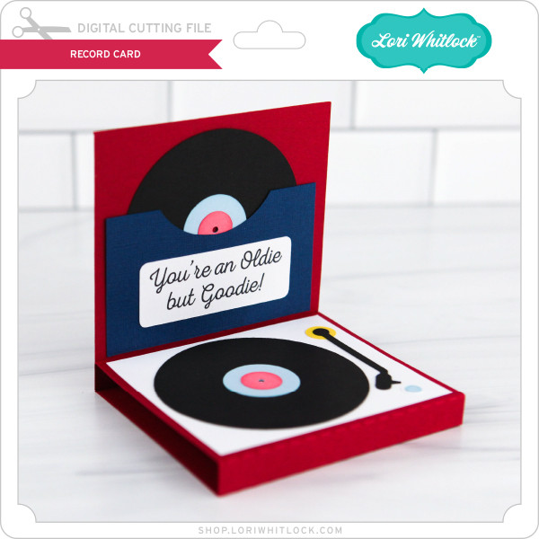 Record Card - Lori Whitlock's SVG Shop