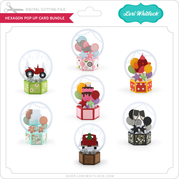 Pop Up Card Bundle - Lori Whitlock's SVG Shop
