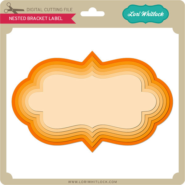 6 Bracket Labels - Lori Whitlock's SVG Shop