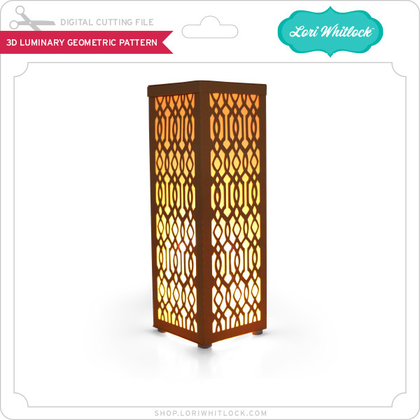3D Luminary Ornate Pattern - Lori Whitlock's SVG Shop