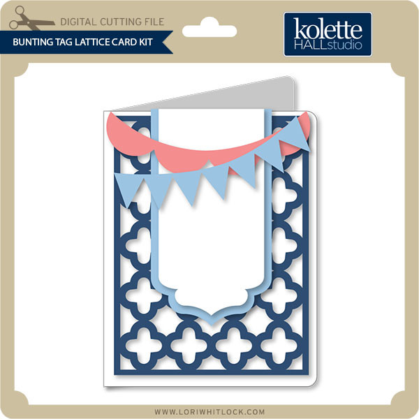 Floral Bracket Lattice Card Kit - Lori Whitlock's SVG Shop