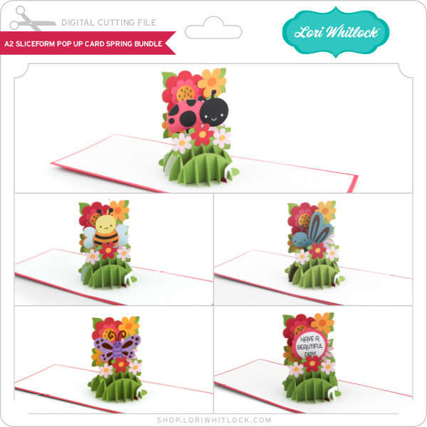 Spring Pop Up Card Bundle - Lori Whitlock's SVG Shop