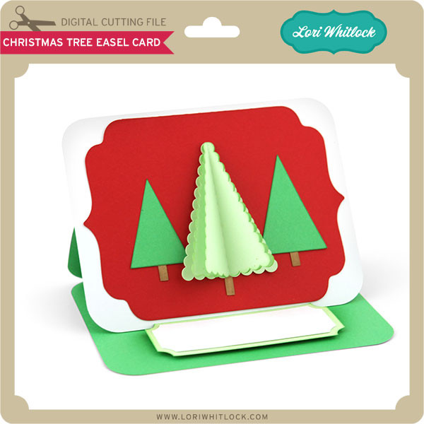 Christmas Tree Flap Card - Lori Whitlock's SVG Shop