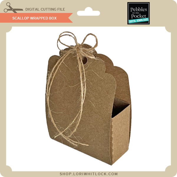 Scallop Wrapped Box - Lori Whitlock's SVG Shop