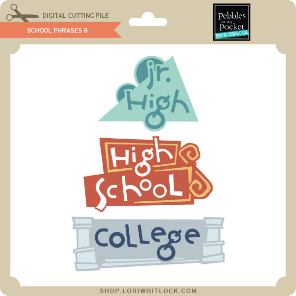 School Teacher Phrase Bundle - Lori Whitlock's SVG Shop