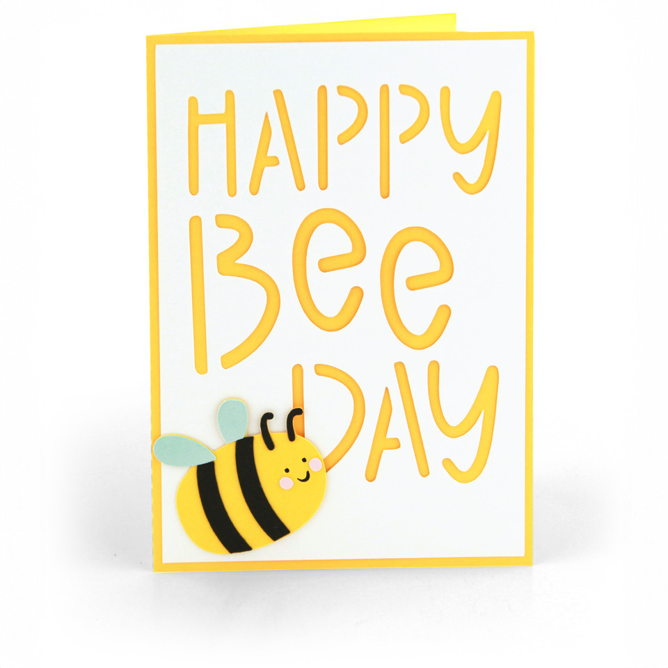 Pop Up Card Flower Bee - Lori Whitlock's SVG Shop