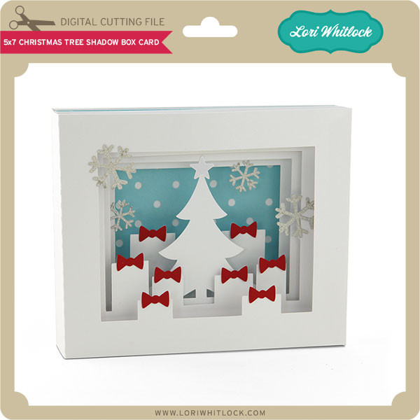 5x7 Shadow Box Card Christmas Bundle - Lori Whitlock's SVG Shop