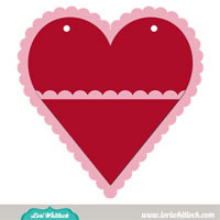 Heart Top Box - Lori Whitlock's SVG Shop