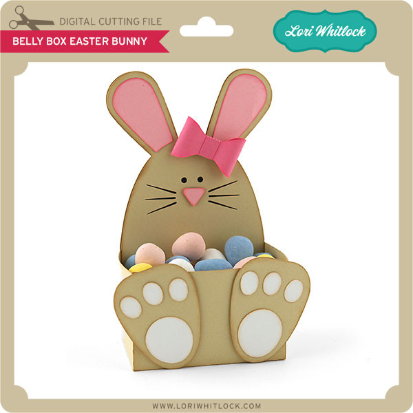 Belly Box Easter Bunny - Lori Whitlock's SVG Shop