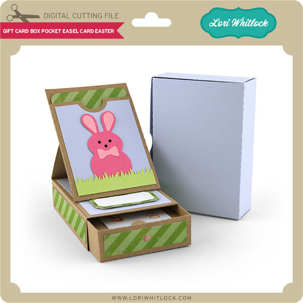 Gift Card Box Easel Card Toolbox - Lori Whitlock's SVG Shop