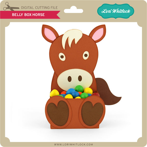Belly Box Horse - Lori Whitlock's SVG Shop